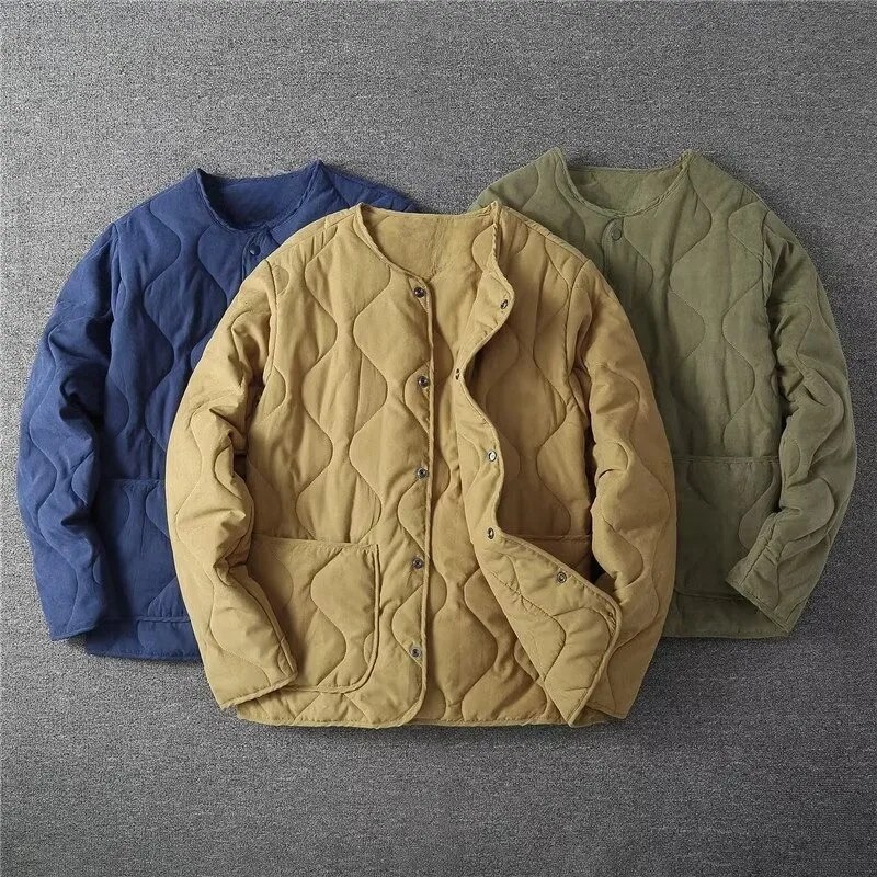Ferrara Men’s Quilted Padded Jacket with Pockets – Charlie Hudson